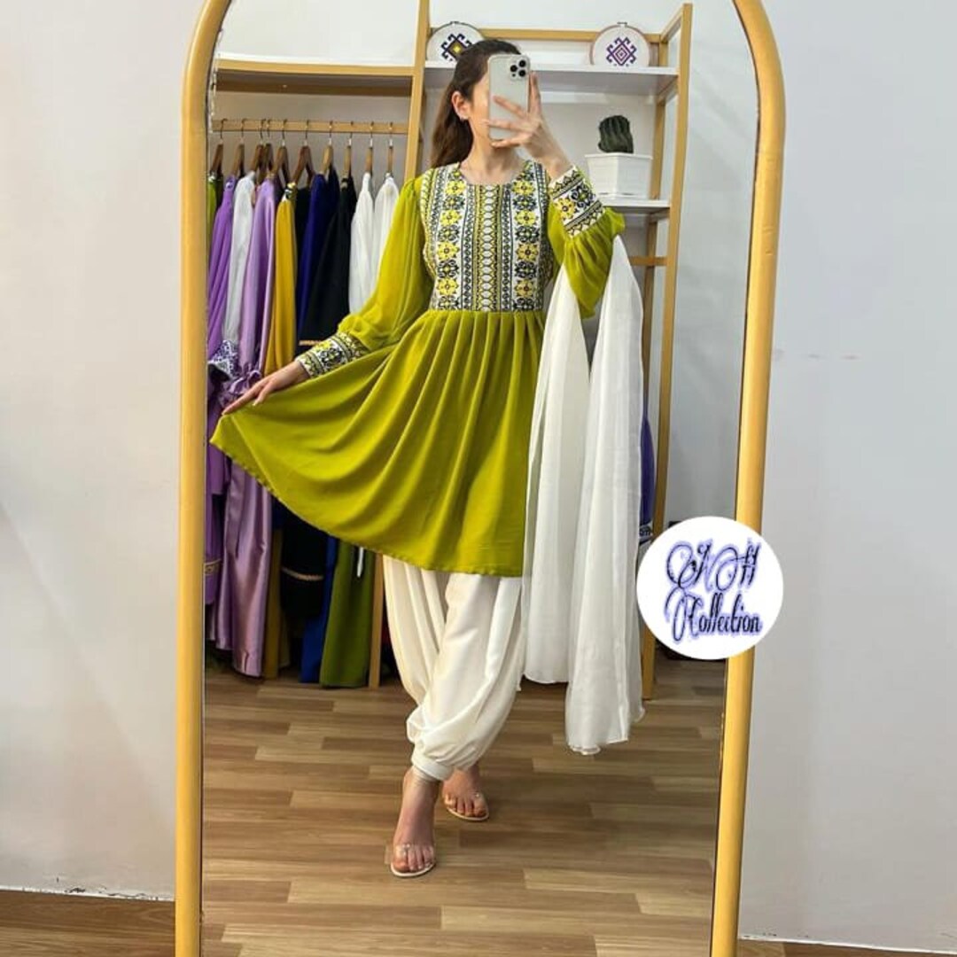 Modren Short Afghan Kochi Turkish Indian Style Party Dress for Women - Etsy