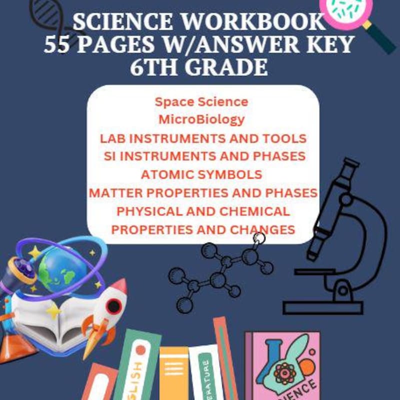 Science in 6th Grade - Etsy UK