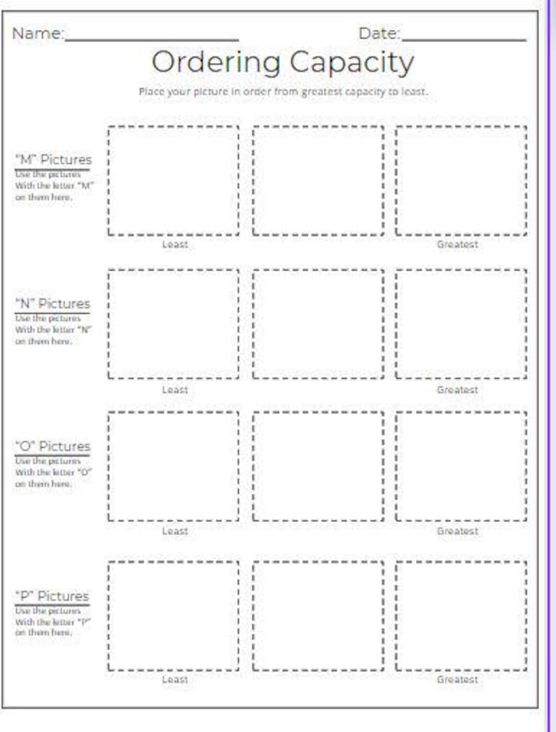 1st Grade Measurement Worksheets - Etsy