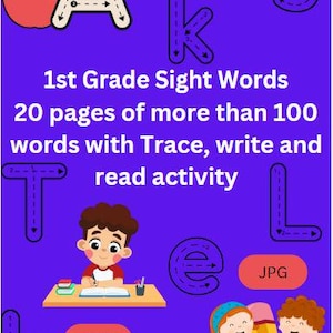 Read Write and Trace 1st Grade Sight Words - Etsy