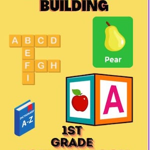 1st Grade Vocabulary Building Activity Book - Etsy