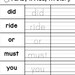 Read Write and Trace 1st Grade Sight Words - Etsy