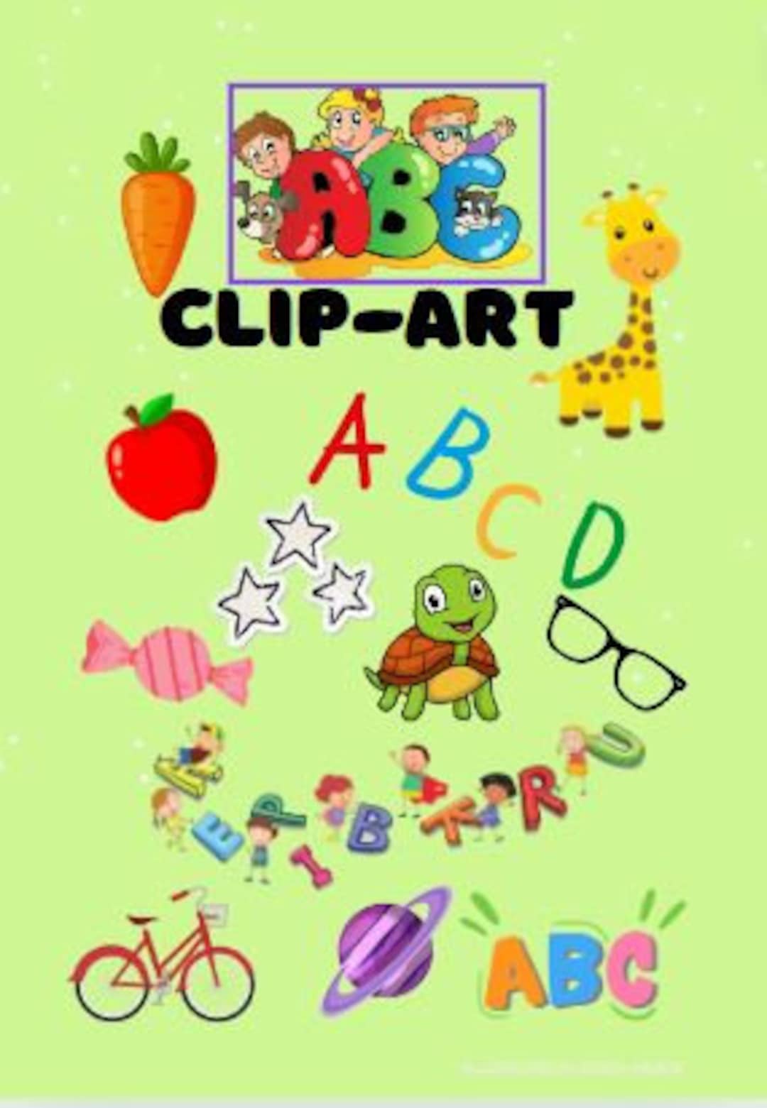 Abc's Clip-art and Tracing Activities - Etsy