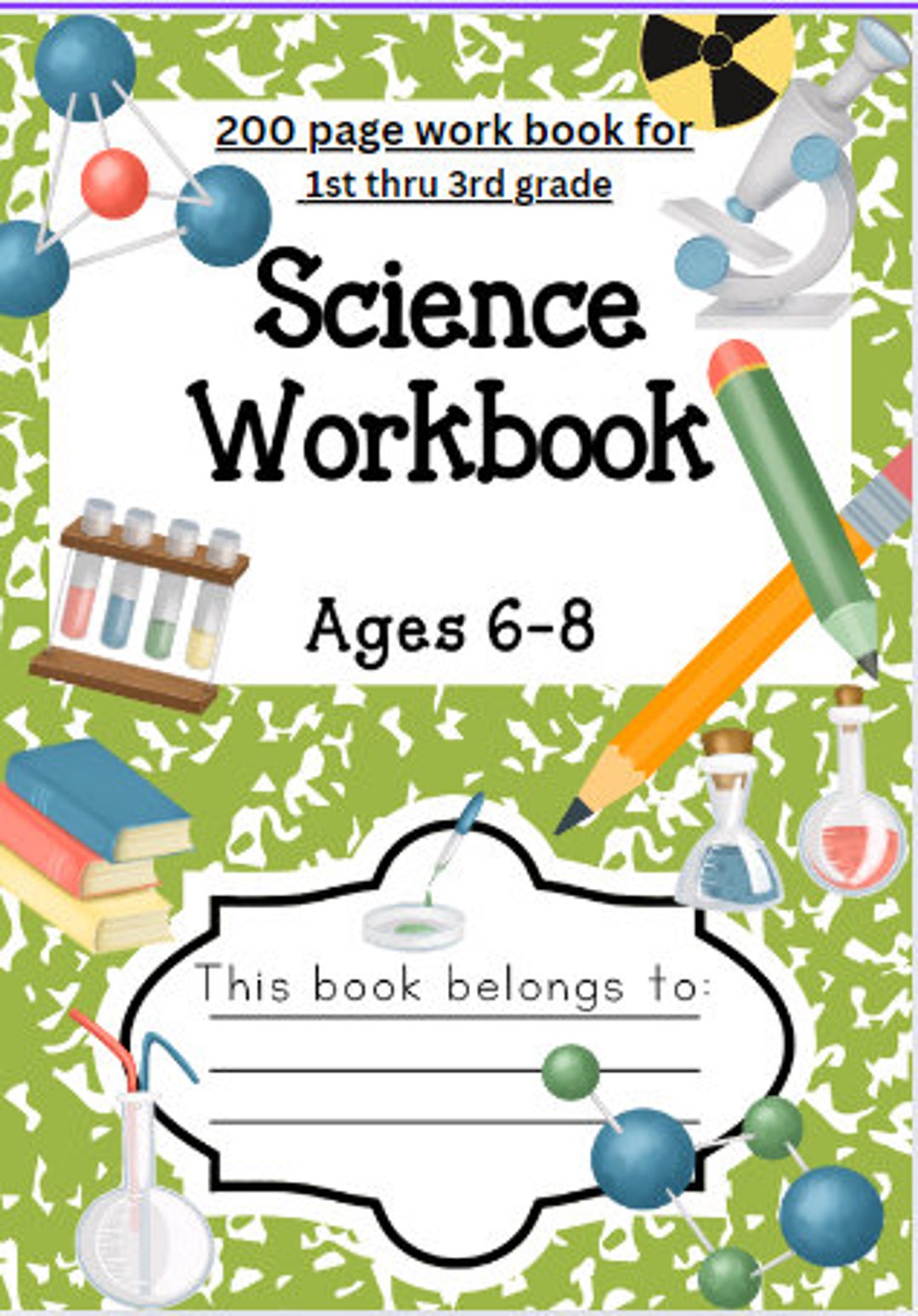 Science Workbook for 1st Thru 3rd Grade 200 Pages - Etsy