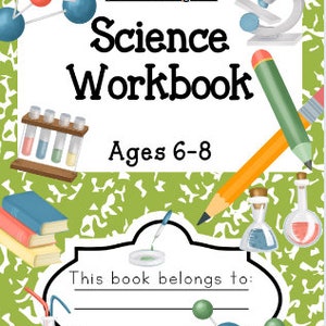 Science Workbook for 1st Thru 3rd Grade 200 Pages - Etsy