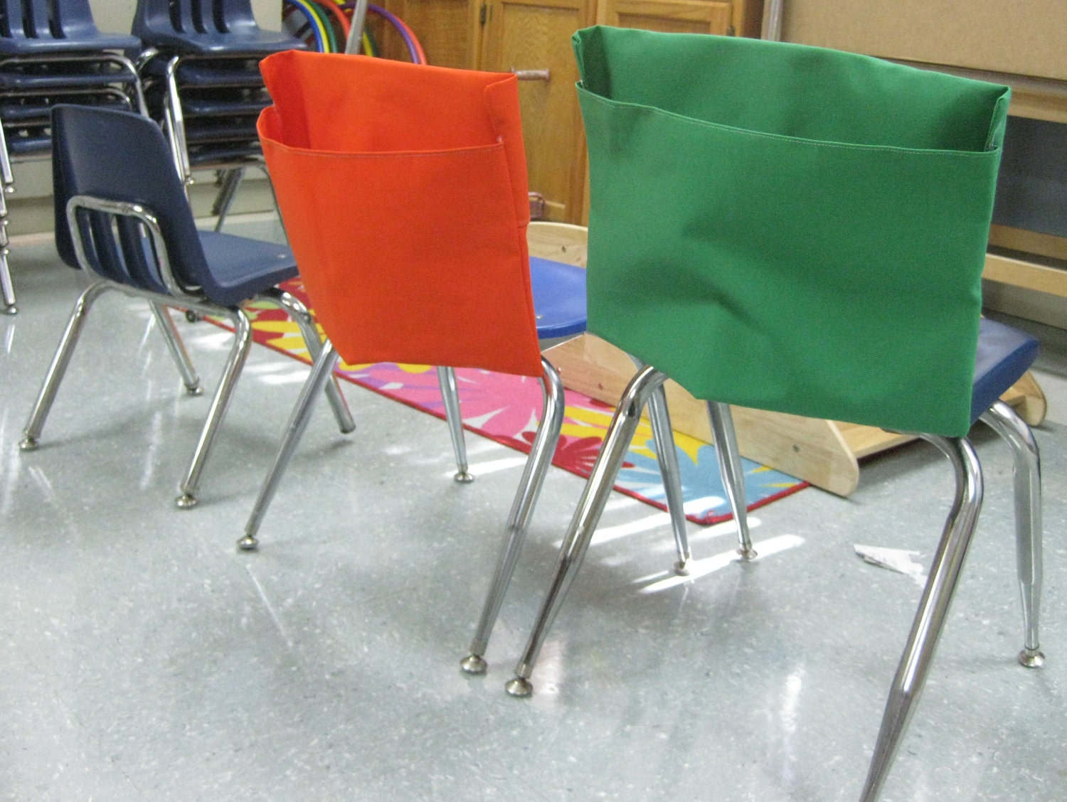 10 Chair Pockets, Seat Desk Pouch, Canvas Chair Pocket, Fits Medium ...