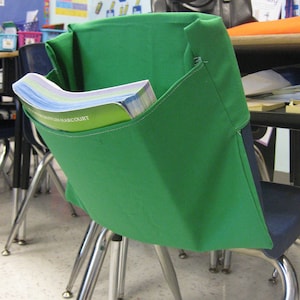 5 Classroom Chair Pockets, Seat Cover, Desk Organizer, Chair Bag ...