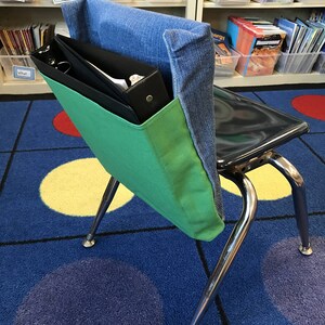 Chair Pocket, Seat Desk Pouch, One Size Fits All Chairs 16" Wide or ...