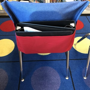 Chair Pocket, Seat Desk Pouch, One Size Fits All Chairs 16" Wide or ...