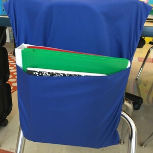 How to MAKE A Chair Pocket, Desk Seat Cover, Pouch INSTRUCTIONS DIY ...