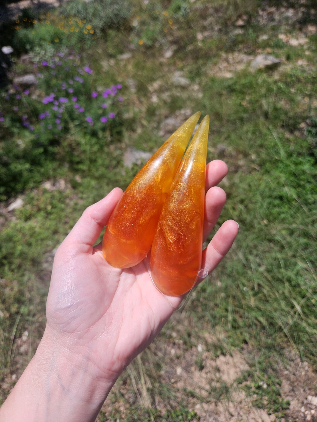 Solar Flare Oni/demon Horns - Etsy