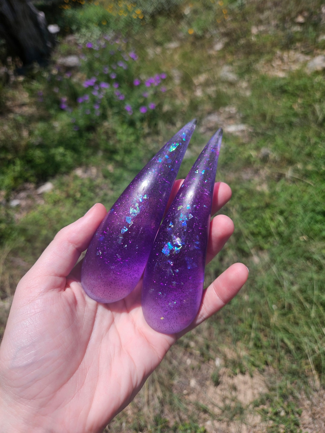 Amethyst Twilight Oni/demon Horns - Etsy
