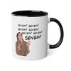 Chandler Bing Ross Geller Pivot Mug, Sofa Pivot Friends Mug, Shut up ...