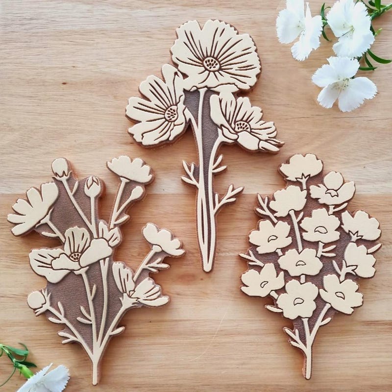 Floral Wall Paint Stamps - Etsy