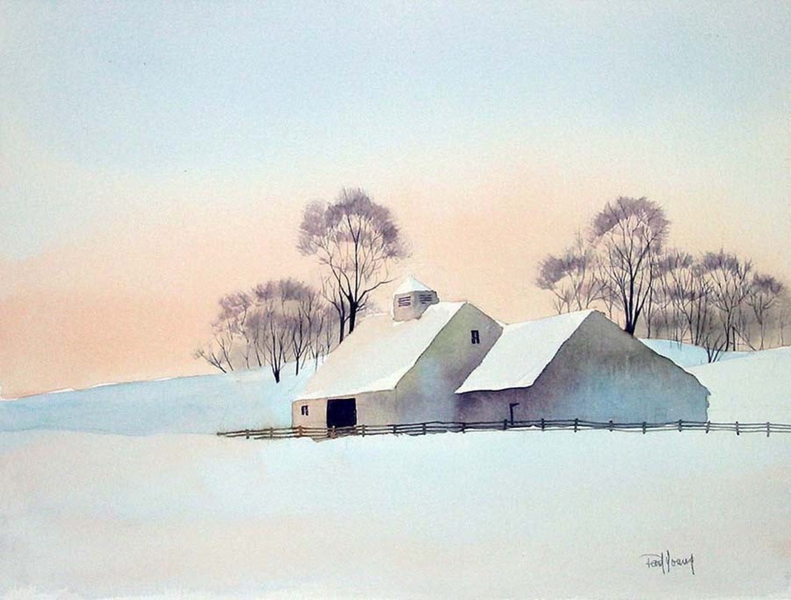 Minus Eleven Degrees-print From an Original Watercolor - Etsy UK