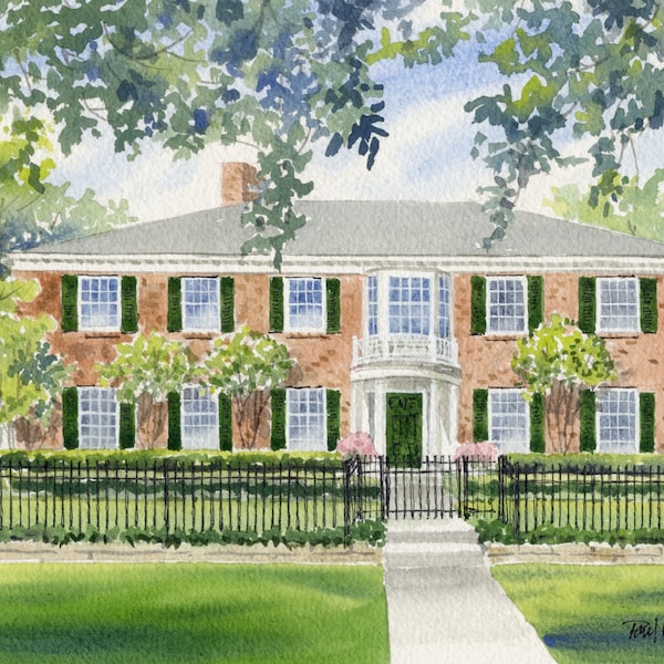 Custom House Drawing - Etsy