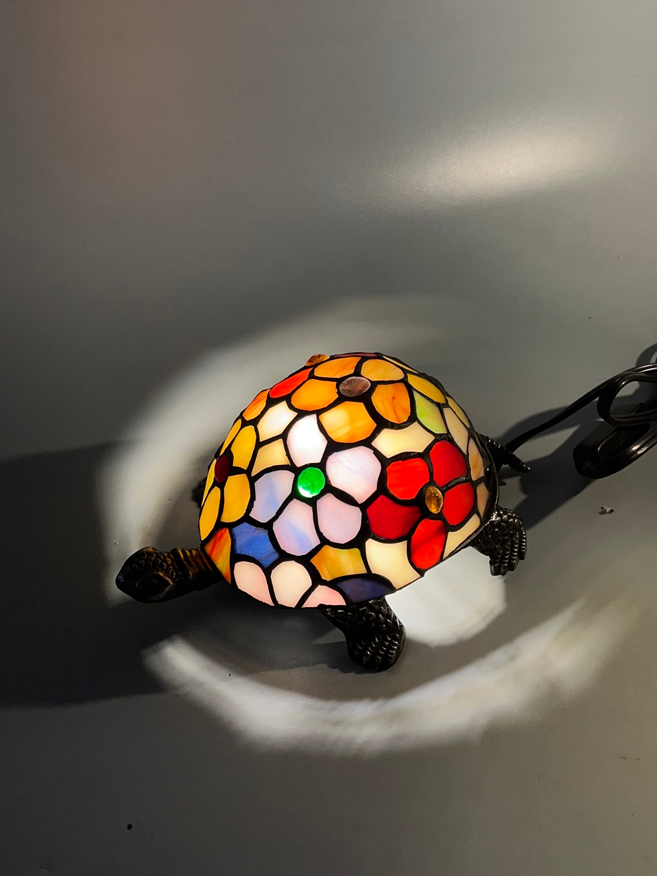 Turtle Tiffany Table Lamp, Home Decor, Animal Lighting - Etsy