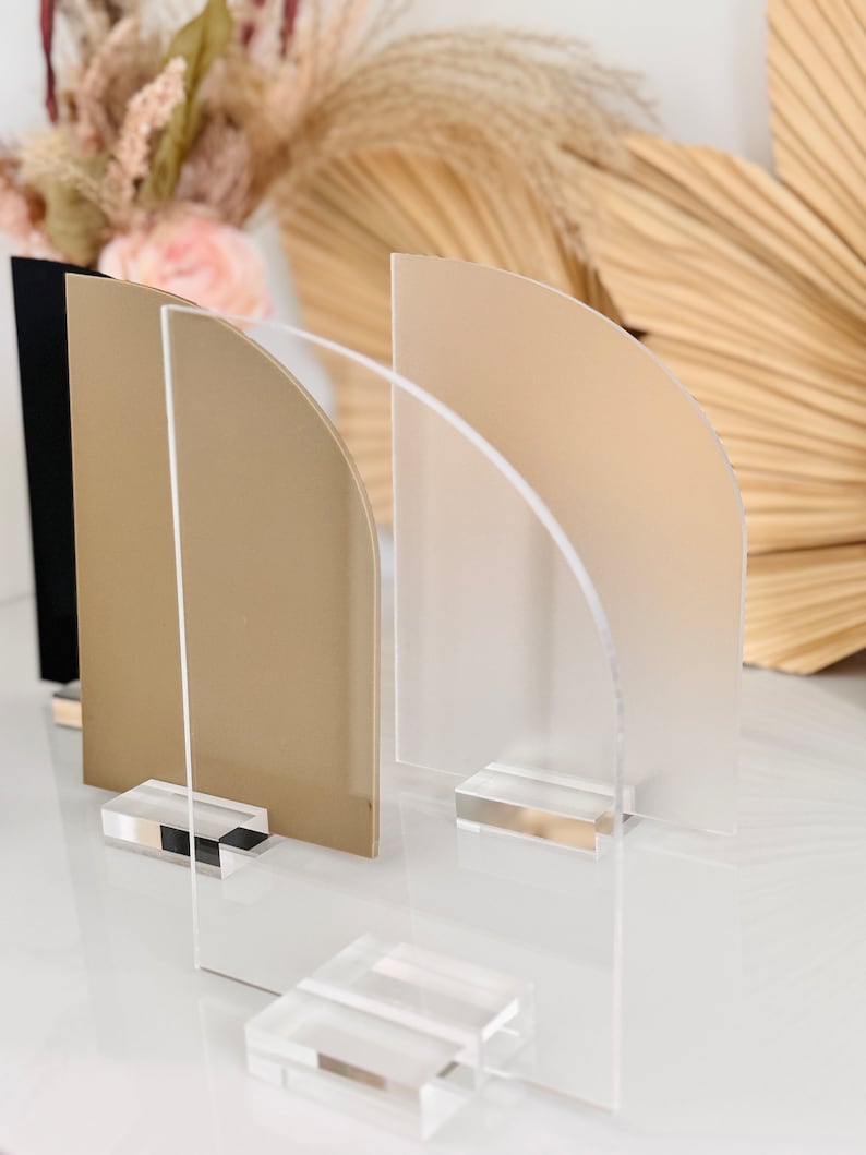 Half Arch Blanks 1/8 Acrylic, Laser Cutting, UV Printing DIY Bride ...