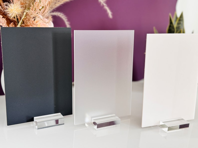 Rectangle Acrylic Blanks 1/8 Acrylic, Laser Cutting, UV Printing DIY ...