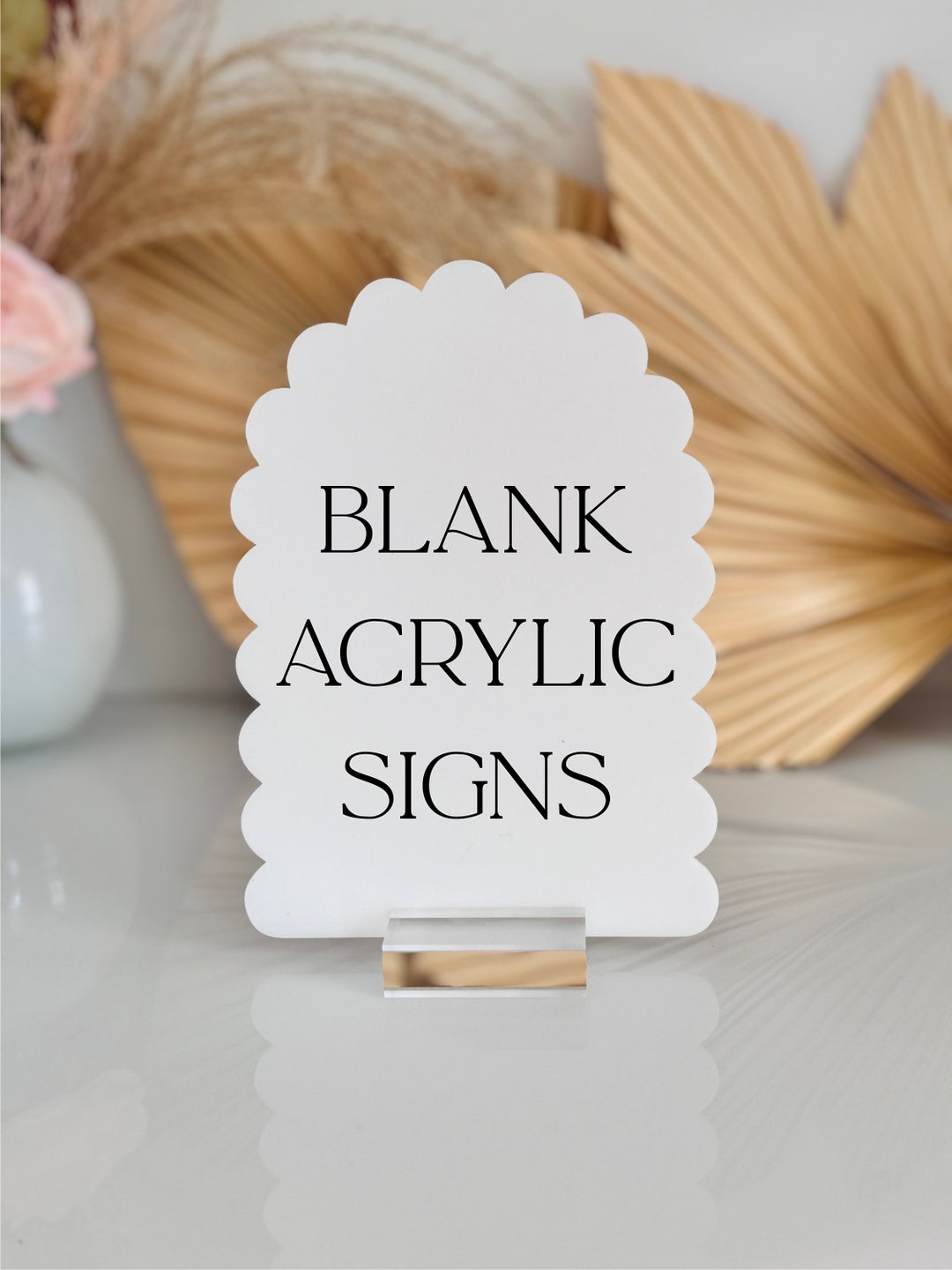 Scallop Arch Blank 1/8" Acrylic, Laser Cutting, UV Printing DIY Bride ...