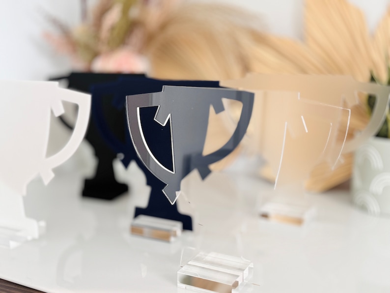 Trophy Shape Award Blanks 1/8 Acrylic, Laser Cutting, UV Printing DIY ...