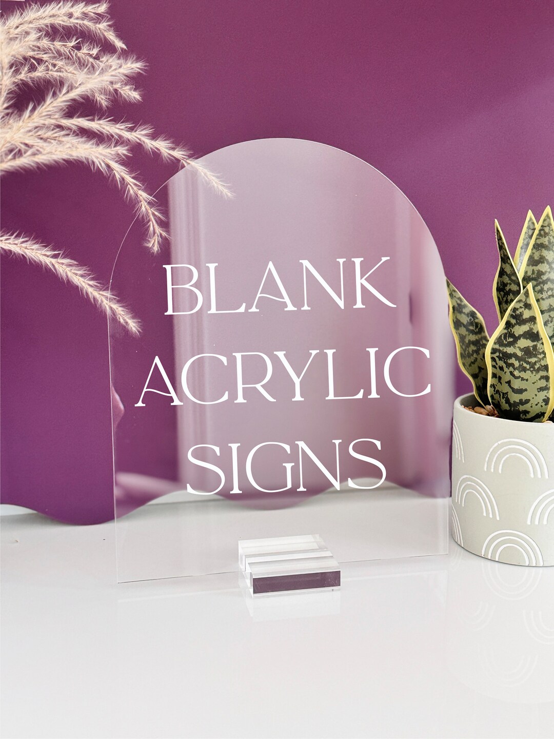 ARCH Blanks 1/8" Acrylic, Laser Cutting, UV Printing, DIY Bride Wedding ...