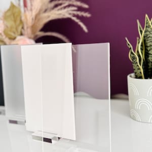 Rectangle Acrylic Blanks 1/8" Acrylic, Laser Cutting, UV Printing DIY ...