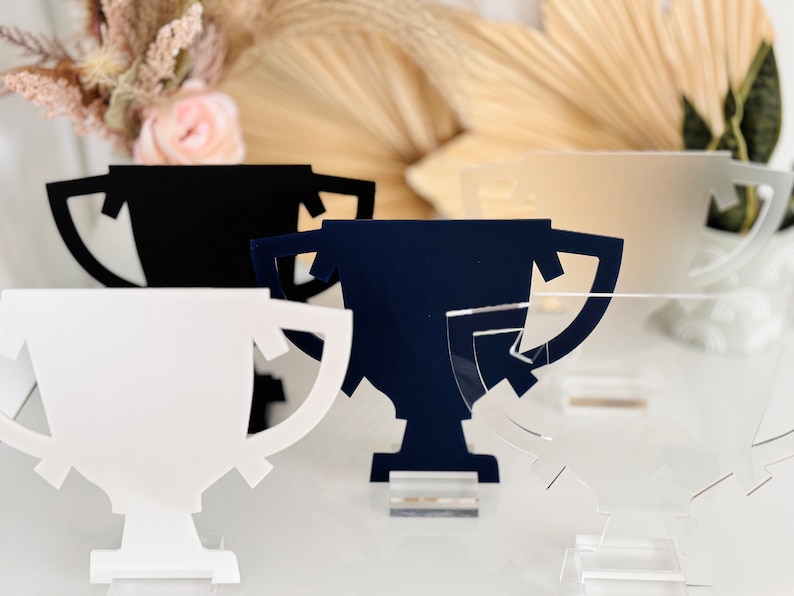 Trophy Shape Award Blanks 1/8 Acrylic, Laser Cutting, UV Printing DIY ...