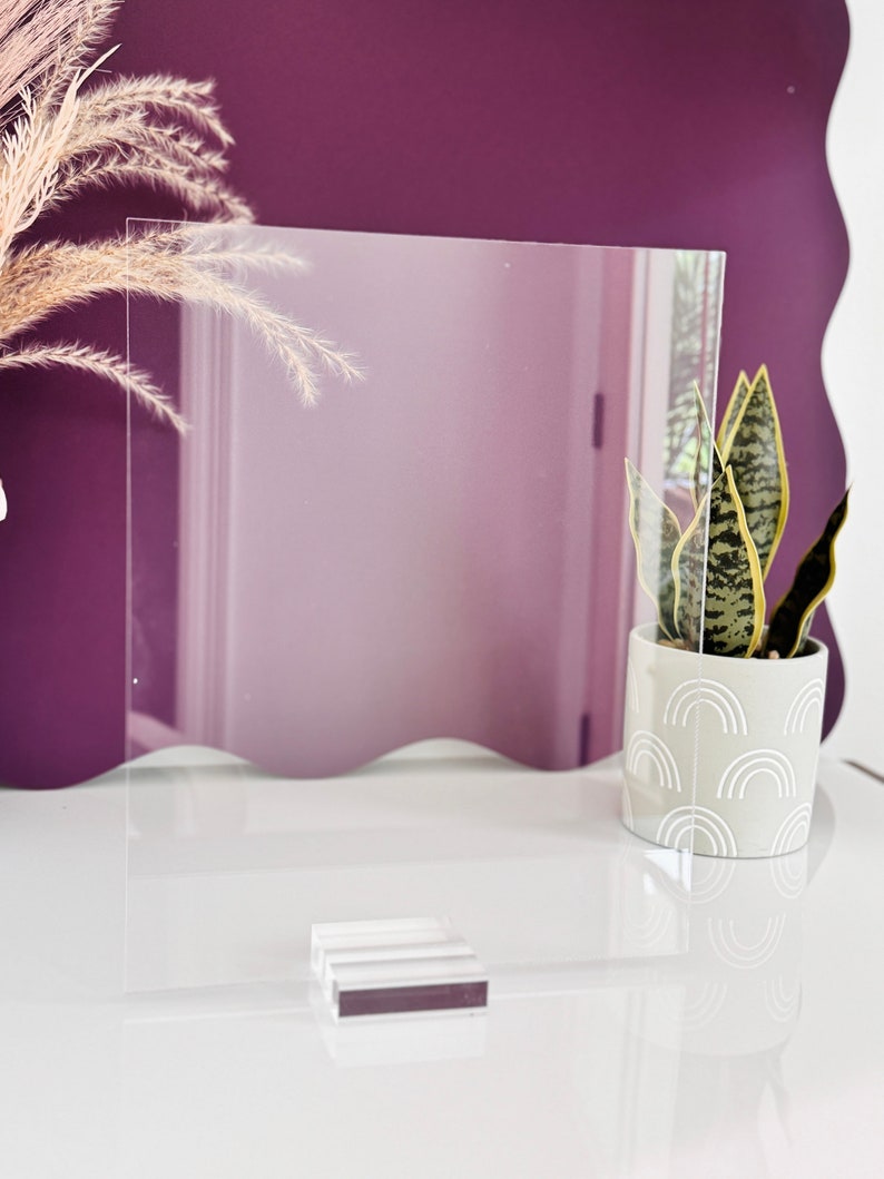 Rectangle Acrylic Blanks 1/8 Acrylic, Laser Cutting, UV Printing DIY Plaque Signs Clear Frosted ...