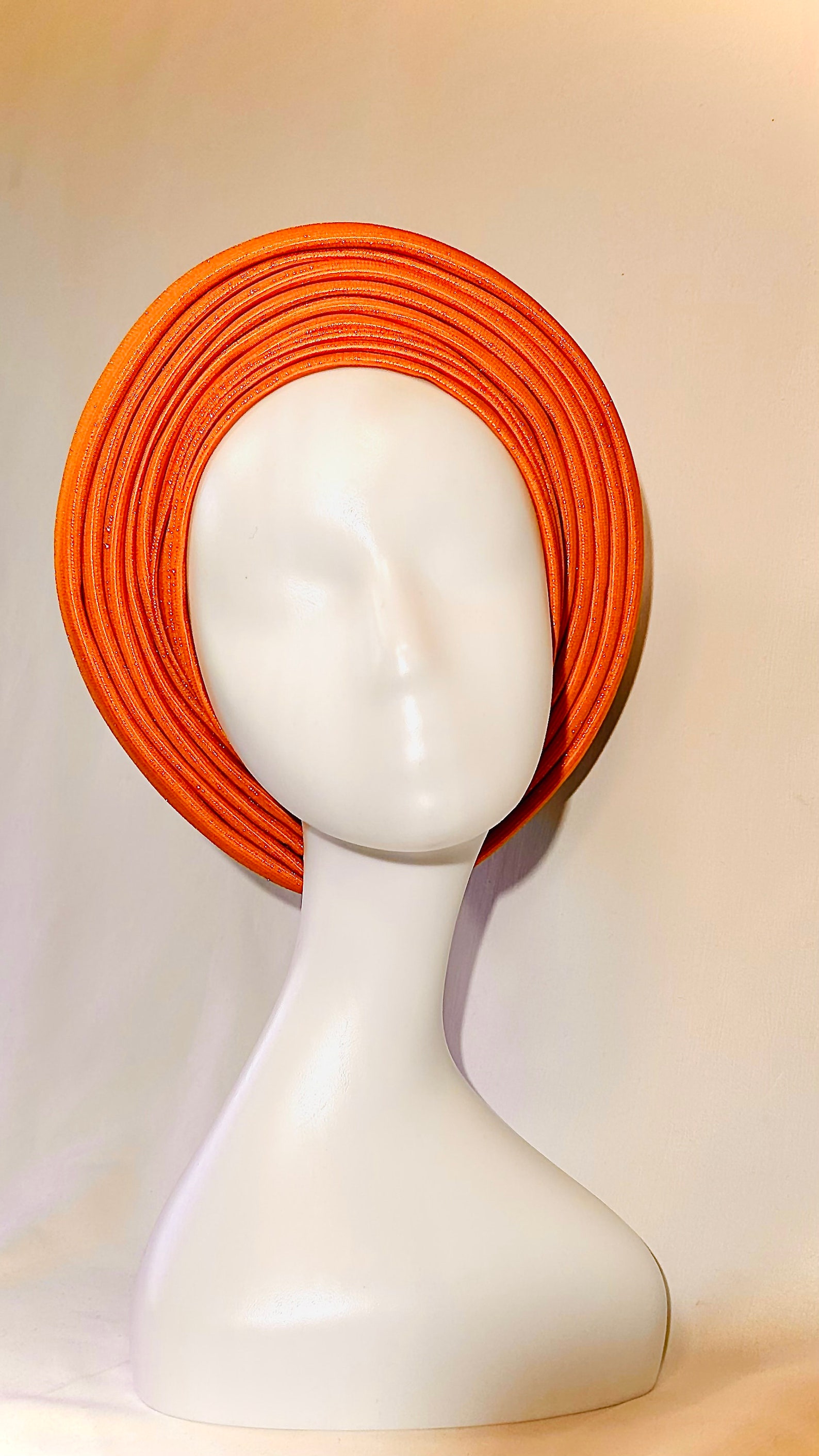 Round African Autogele Handcrafted Solid Colours for Women Turban ...