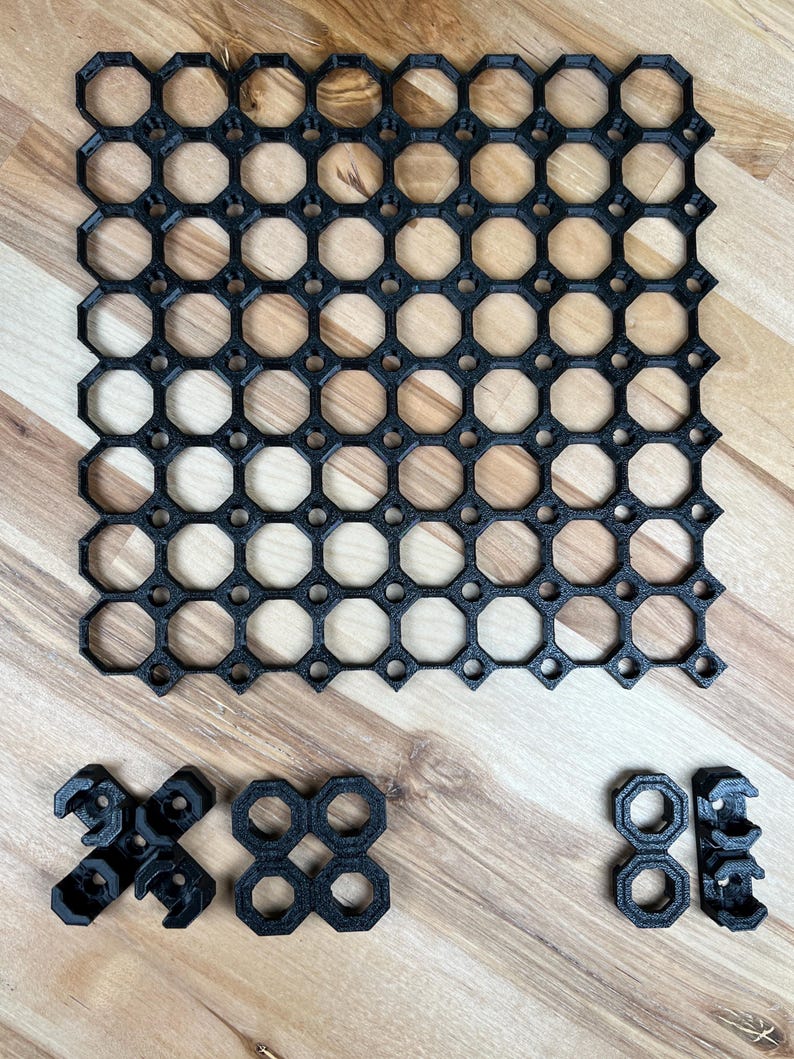 Multiboard Core Tiles 8x8 PETG Tiles With Included Mounts, Heavy Duty ...