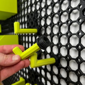 Modular Wall Mounted Tool Organizer Starter Kit - 16 Tile Multiboard ...