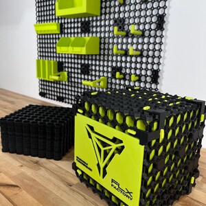 Modular Wall Mounted Tool Organizer Starter Kit - 16 Tile Multiboard ...