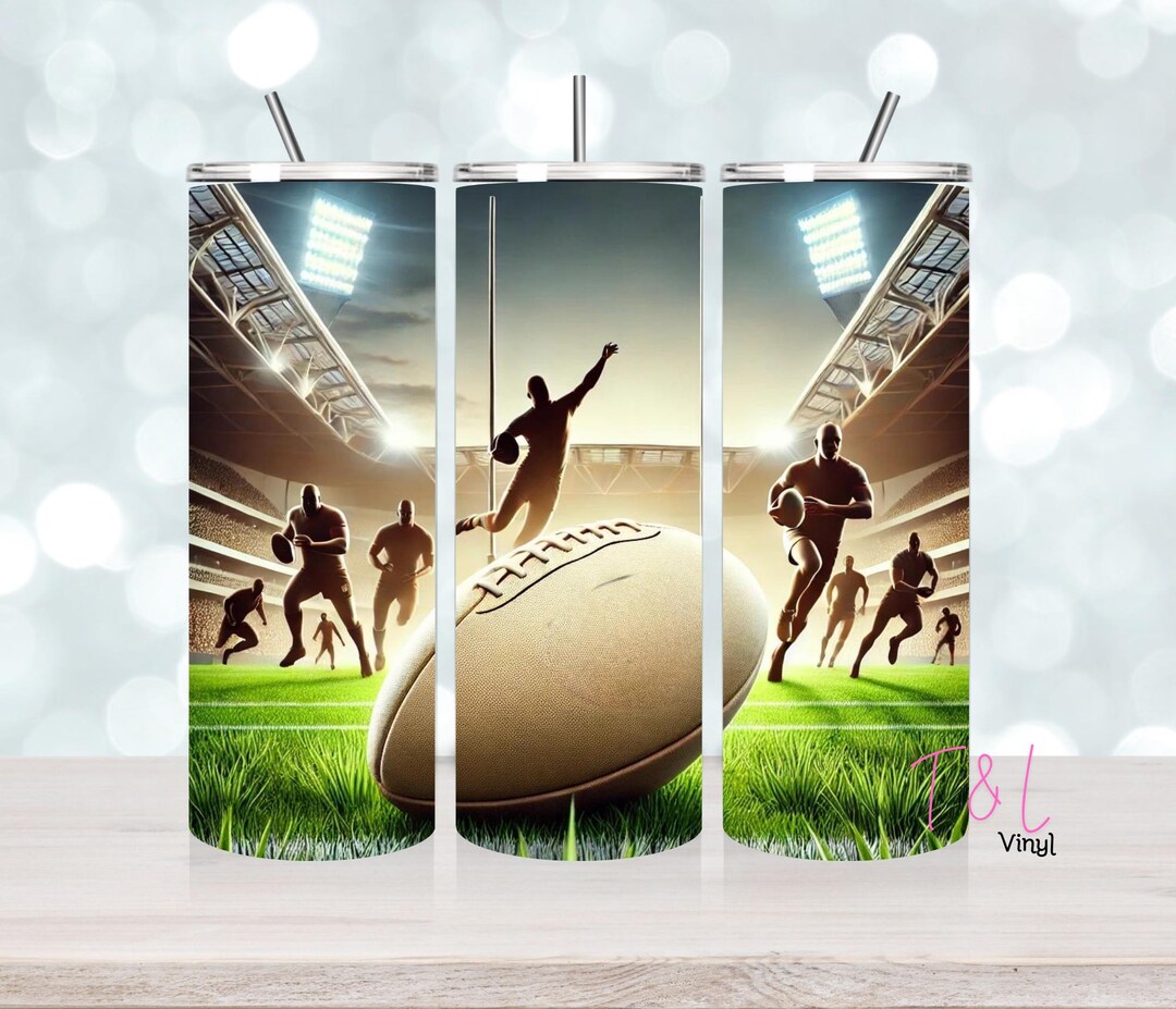 NRL Inspired 20oz Tumbler Wrap Full Sublimation Vinyl Design Template ...