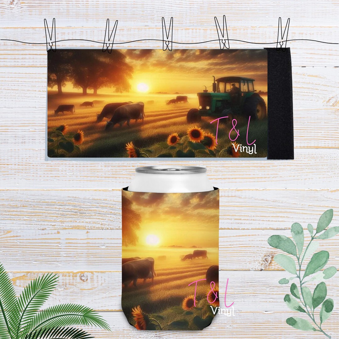 Country Stubby Cooler Full Sublimation Design, Png Digital Download ...