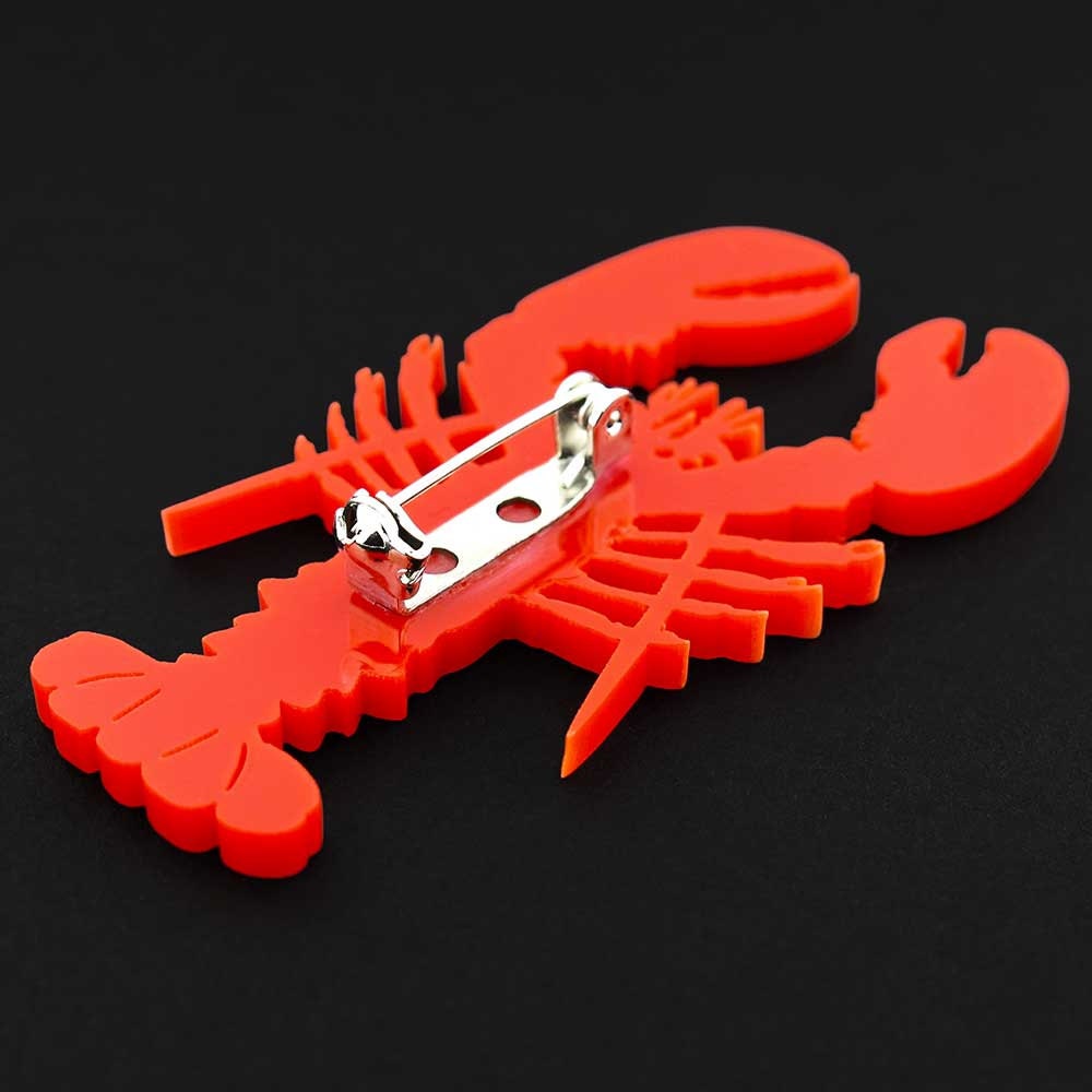 Lobster Brooch / Pin 29 Color Options Laser Cut Acrylic - Etsy