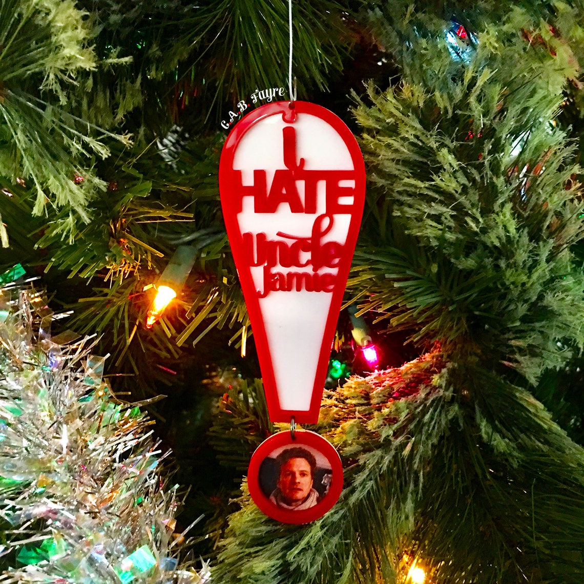 I HATE Uncle Jamie Ornament Love Actually Movie Quote - Etsy