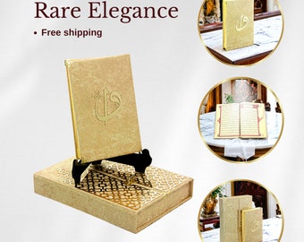 Handcrafted Quran Set, Adorned With the Intricacies of Islamic Art ...
