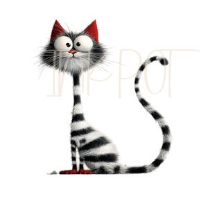 Quirky Cat Clipart Bundle 15 Hi Res Transparent Pngs Cute & Funny Cats ...