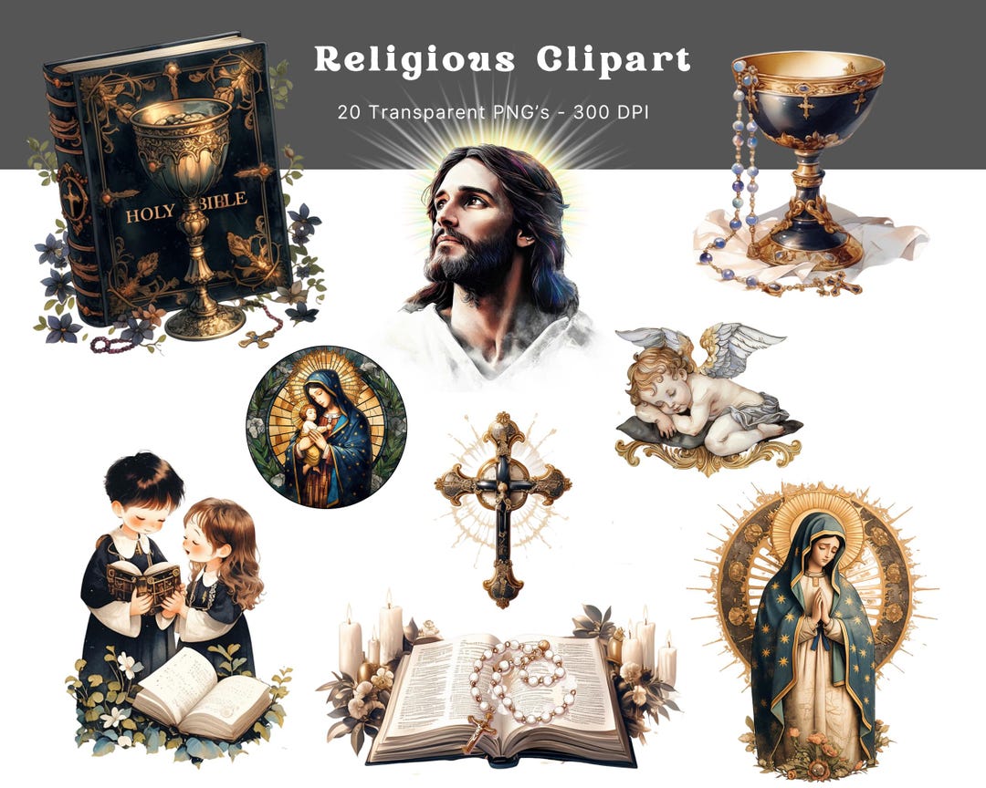 Christian Clipart, Religious Clipart, Biblical, Bible, Church, Crucifix ...