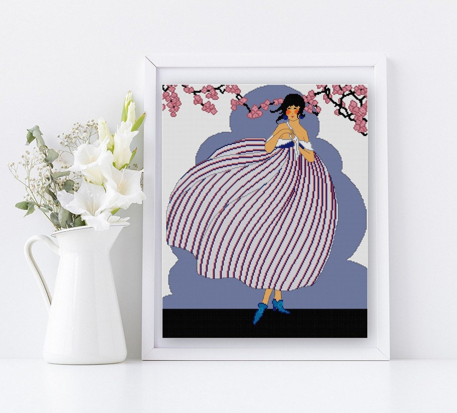 Prairial Pasture Cross Stitch Pattern / Martha Romme / French | Etsy