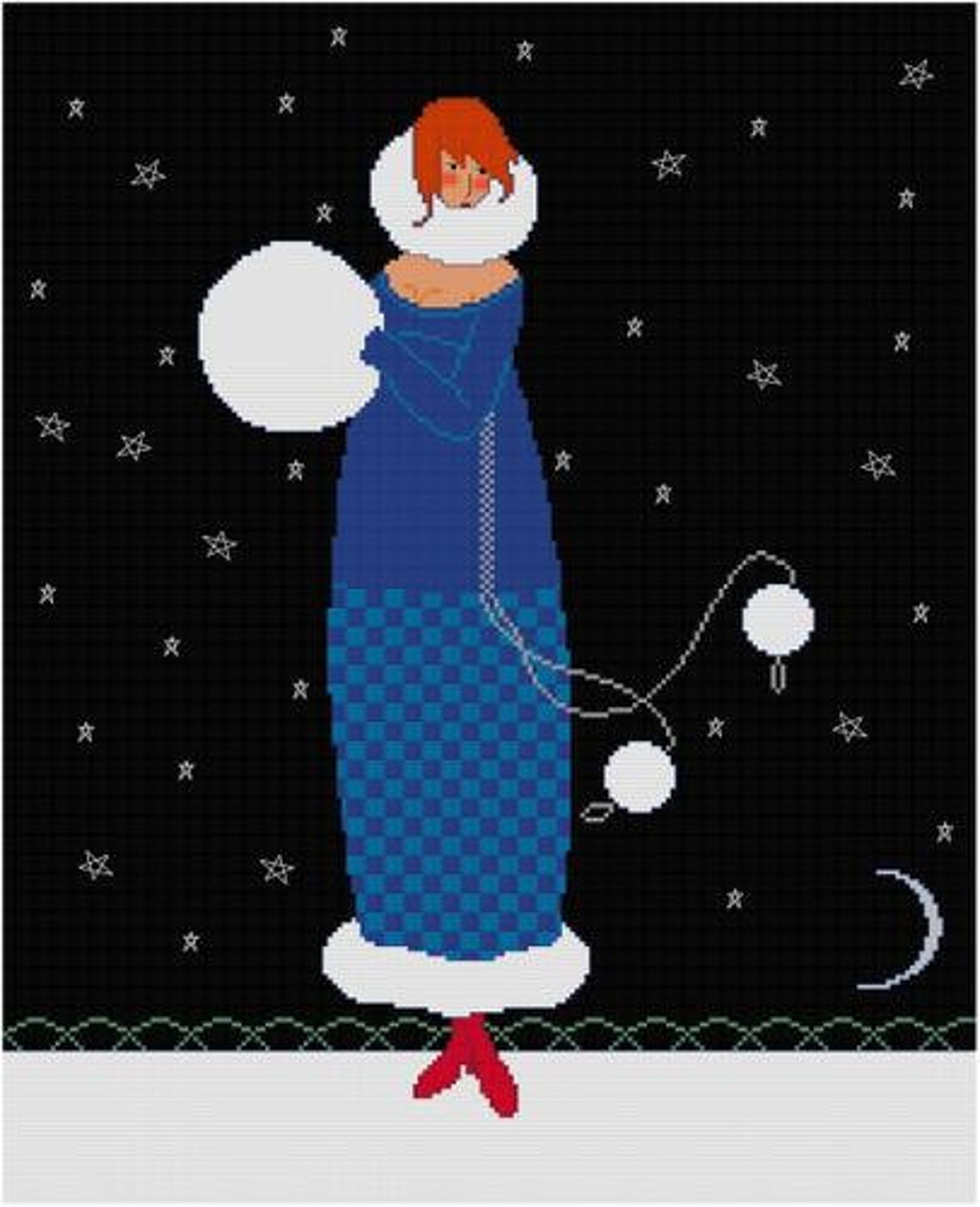 Frimaire Frost / Martha Romme Cross Stitch Pattern PDF / Art - Etsy