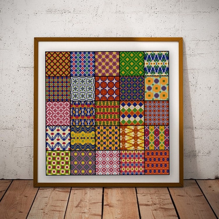 Sewing & Needlecraft Kits & How To Geometry No 2 cross stitch pattern ...