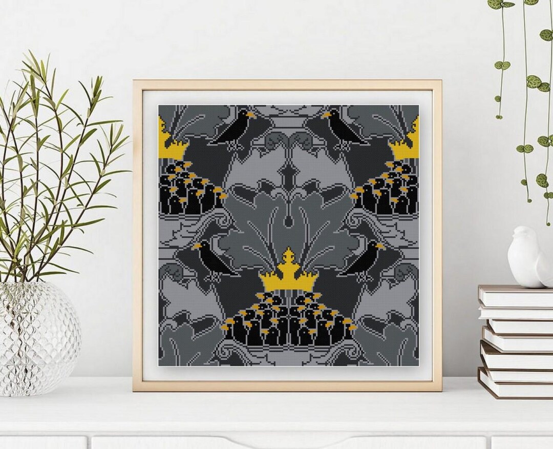 Four and Twenty Blackbirds Cross Stitch Pattern PDF Antique Arts and ...