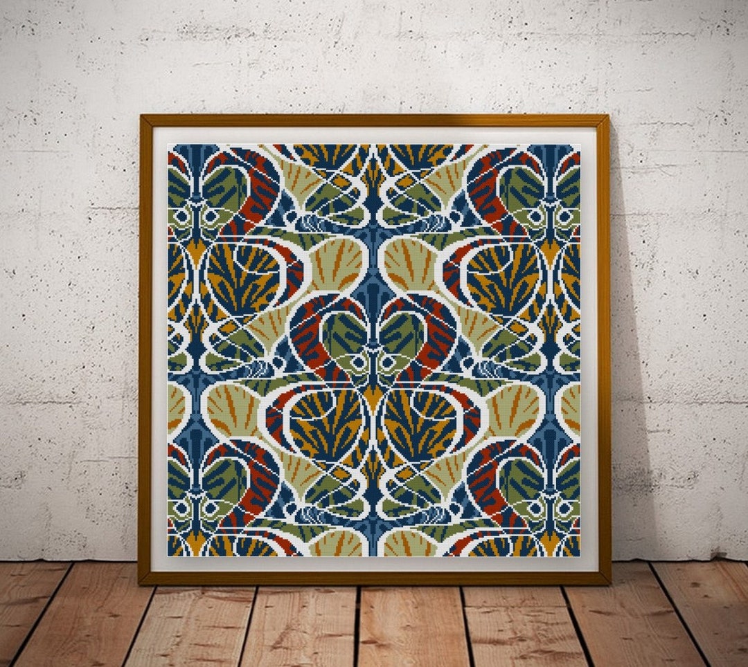 Rene Beauclair Abstract Swirl Cross Stitch Pattern PDF Arts and Crafts ...