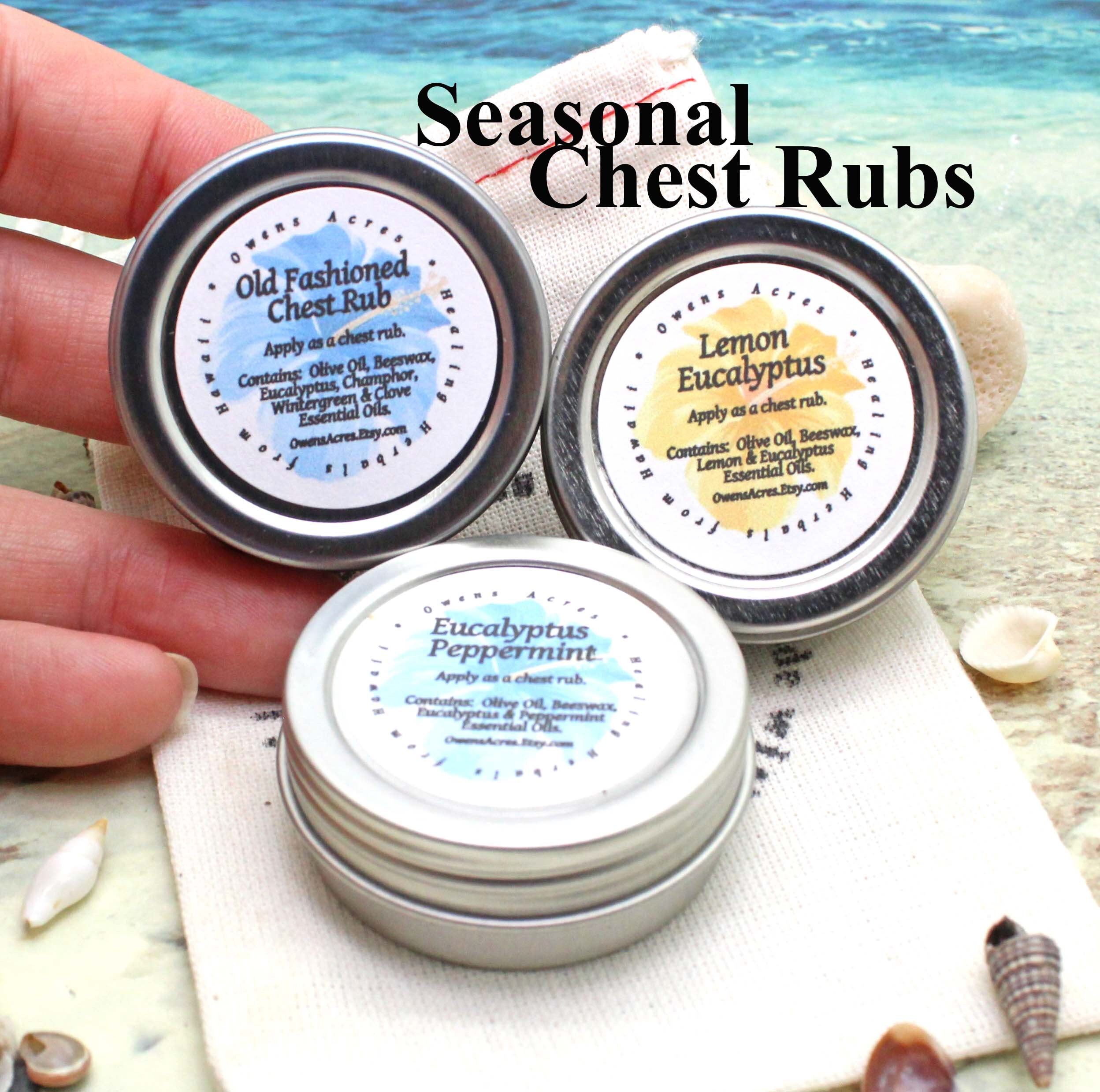 SELF CARE / Seasonal Chest Rubs / Old Fashioned Chest Rub / | Etsy