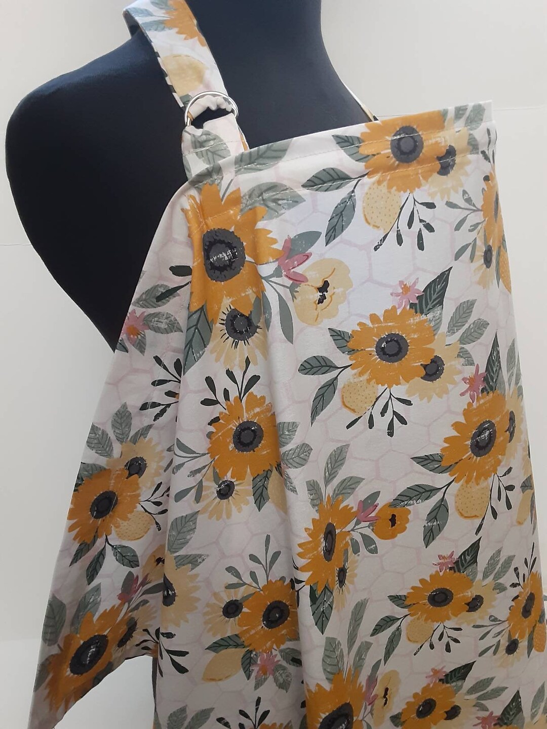 Nursing Cover, Breastfeeding Feeding Cover Up, Yellow Sunflower Lemmon ...