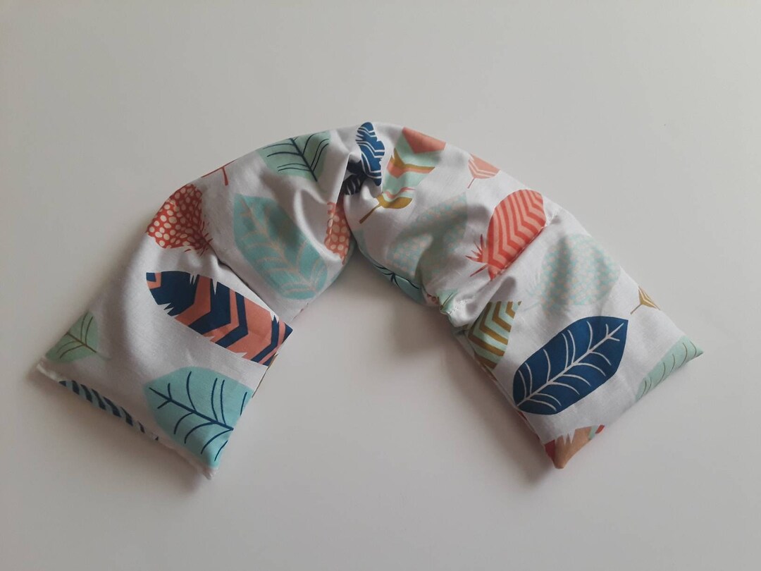 Flax Seed Neck Warmer: Scented Aromatherapy Hot Cold Pack - Etsy