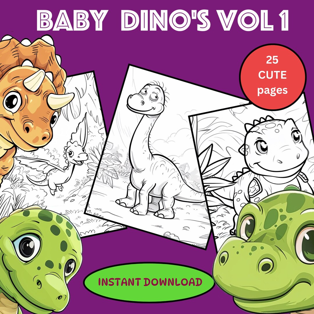 Dinosaur Coloring Pages-25 Dinosaur Pictures to Download & Print for ...