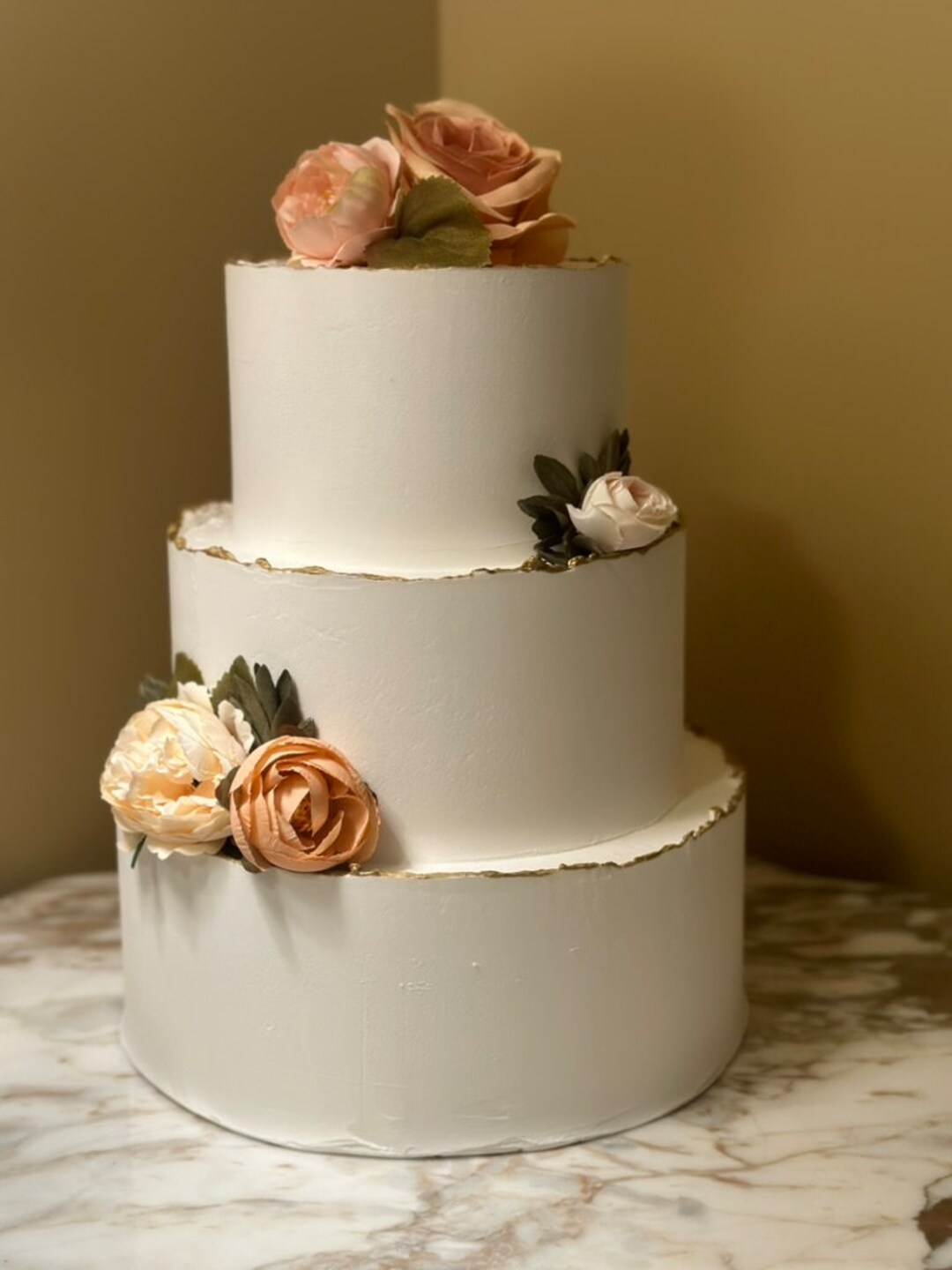 Elegant 3-tier Faux Cake W/ Cutout - Etsy